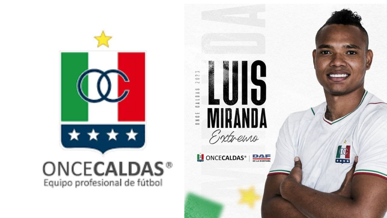 Luis Miranda: Once Caldas oficializó su llegada